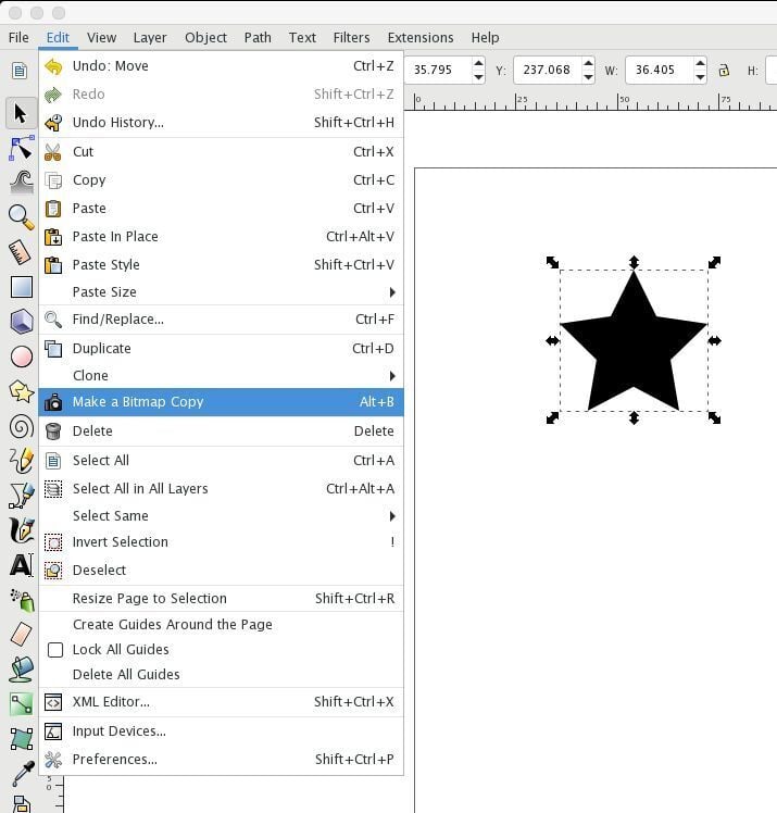 Rasterize Objects (Convert Vector Design to Bitmap)